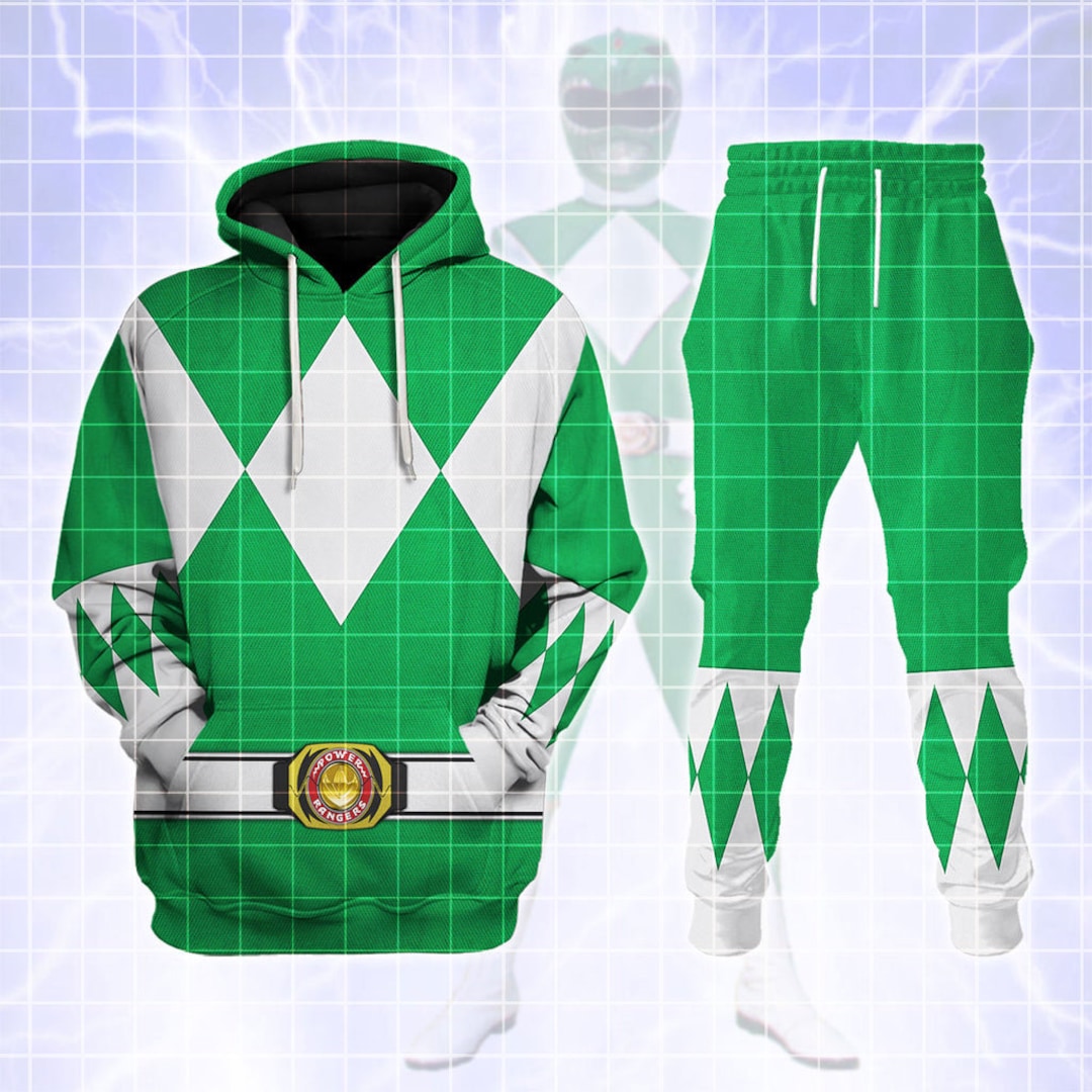 Power Rangers Cosplay Costume Costume Green Ranger MMPR - Etsy