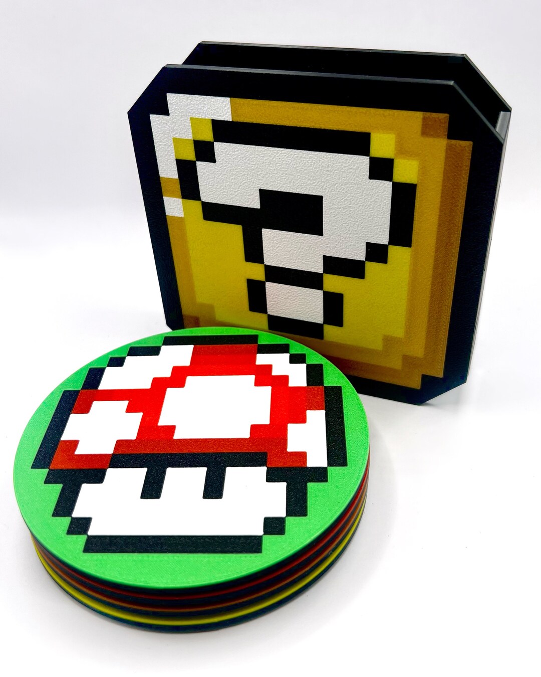 Super Mario Coasters - Etsy