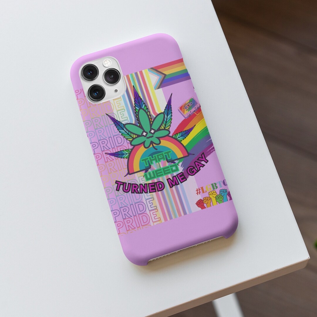 Gay Weed, iPhone Cases,11,12,13,14, Plus, Max, Pro, Tee, Funny, LGBT ...