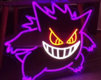 Pokemon Gengar Neon LED Sign - Etsy