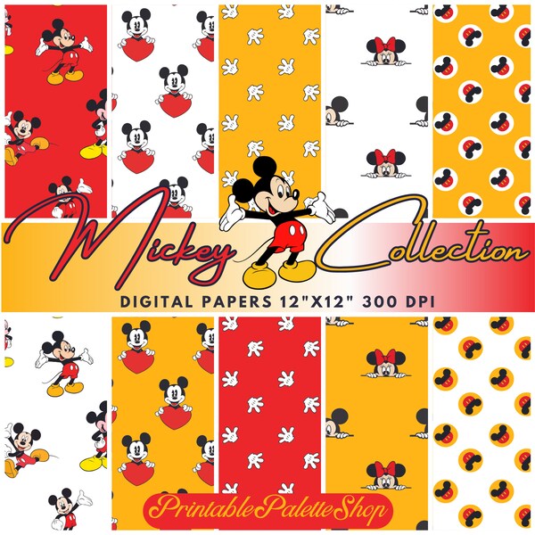 Mickey Mouse Digital - Etsy