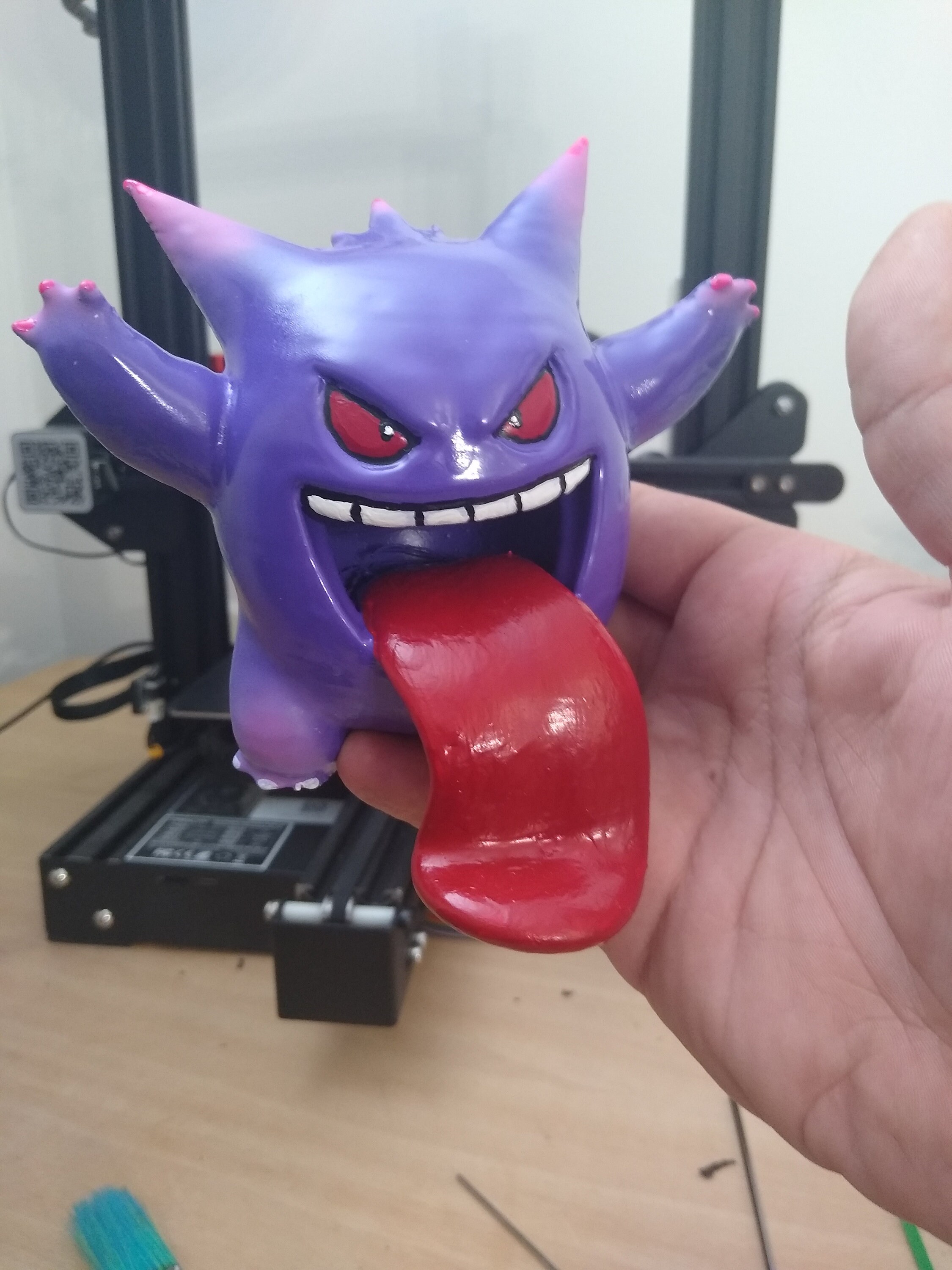 GENGAR Pokemon 3D Figure - Etsy