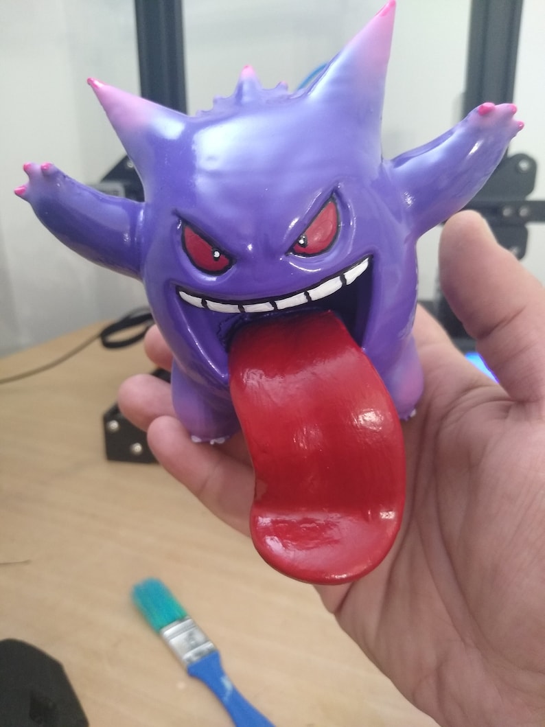 GENGAR Pokemon 3D Figure - Etsy