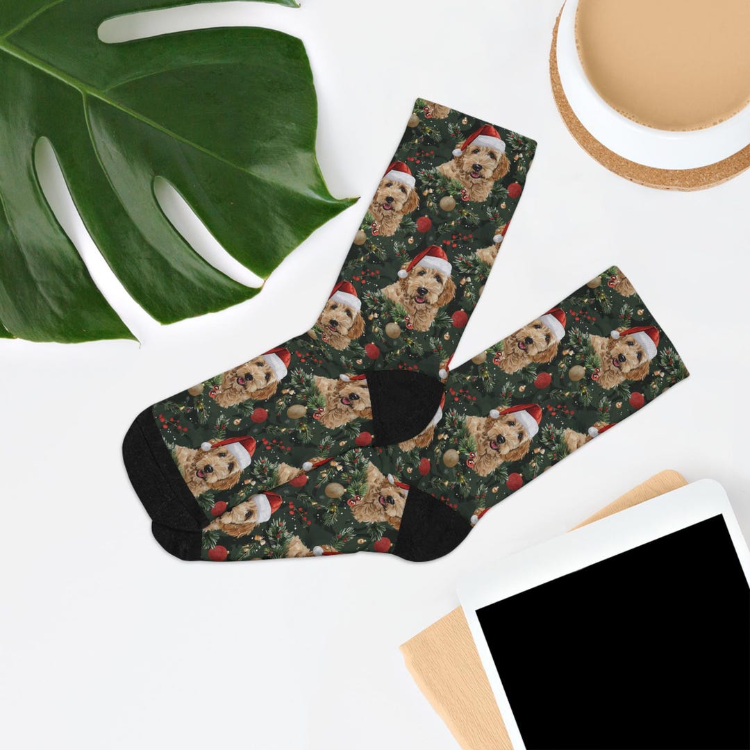 Goldendoodle Eco-friendly Socks | Goldendoodle Premium Crew Socks ...