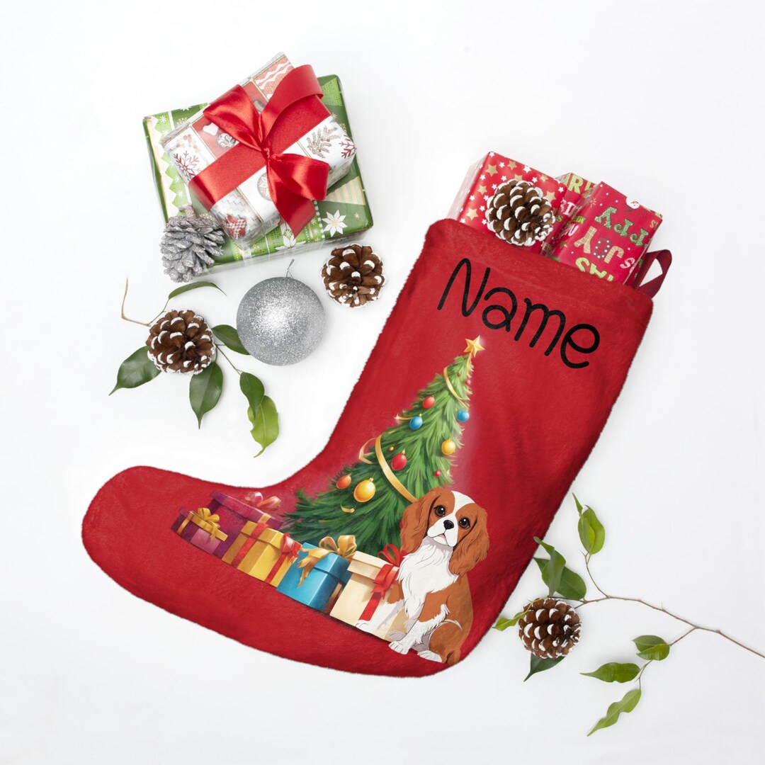 Cavalier King Charles Spaniel Christmas Stockings | Cavalier King Lover ...