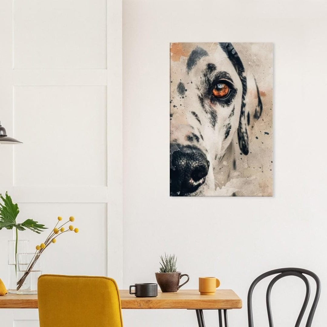 Dalmatian Watercolor Art Print | Dalmatian Canvas | Dalmatian Poster ...