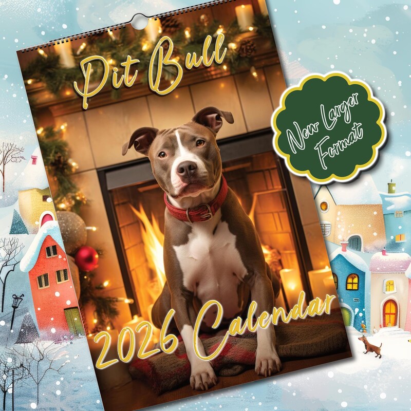 2026 Pit Bull Calendar - Etsy