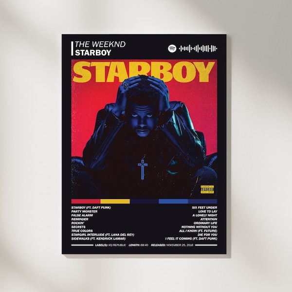 Starboy Posters - Etsy