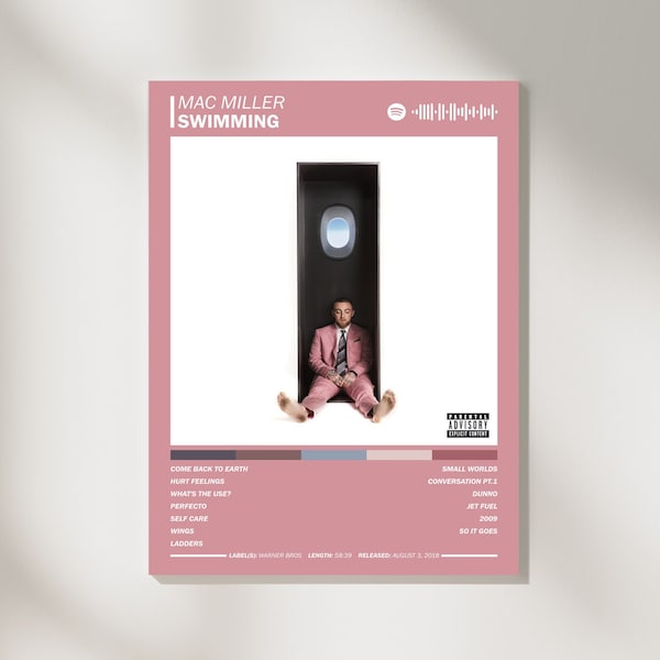 Swimming Mac Miller Album Poster - Etsy