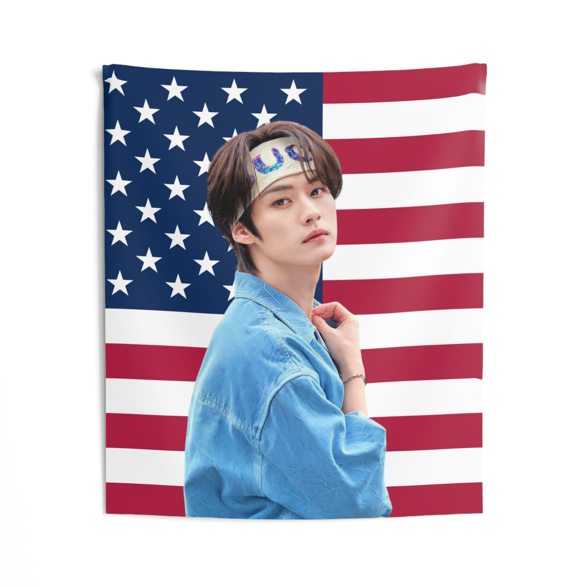 Stray Kids Lee Know Flag Banner, SKZ Lee Know Kpop American Flag ...
