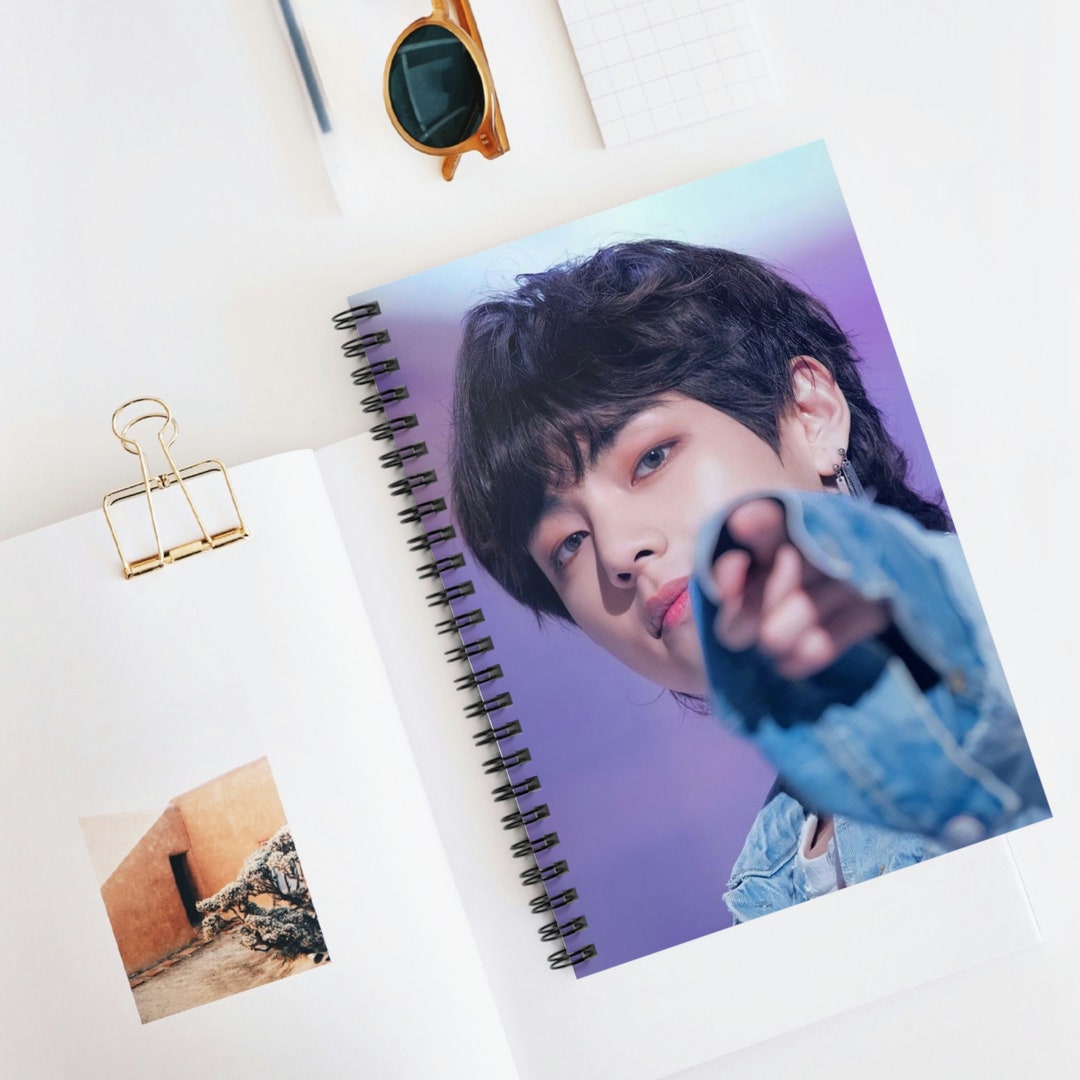 BTS V Face Notebook, V Face, V Hardware | BTS Journal, BTS Notebook ...