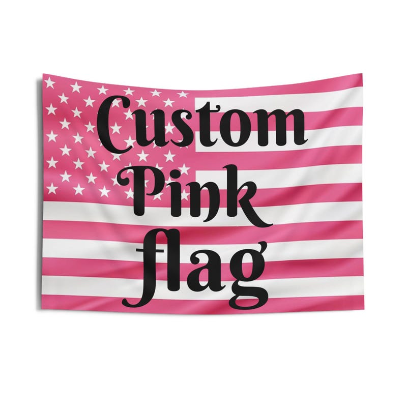 Custom Pink America Flag - Etsy