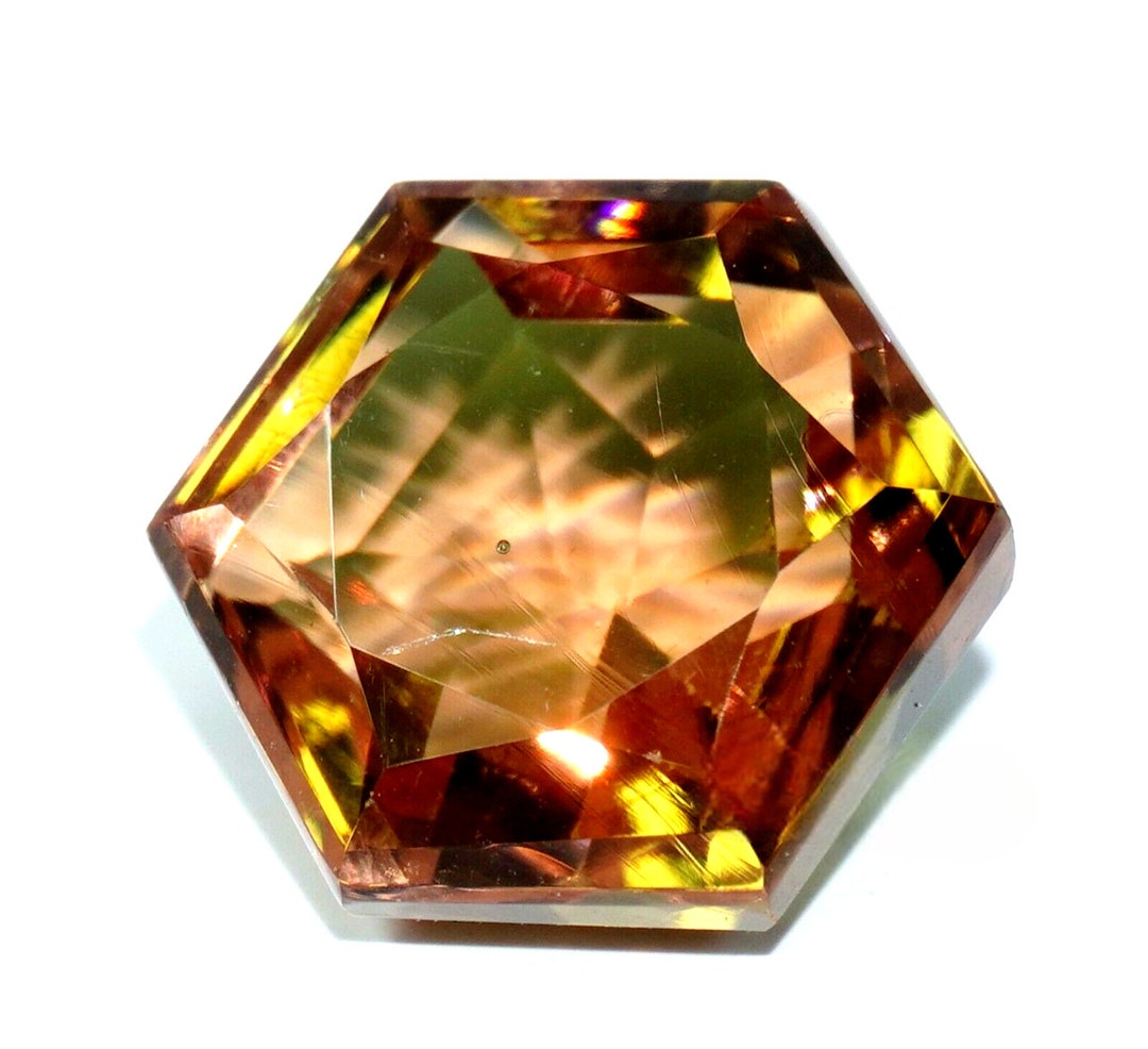 Zultanite 16.85 Ct Natural Zultanite Stone Hexagon Cut Faceted Colors ...