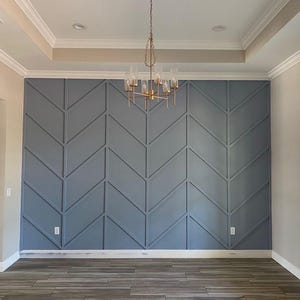 Customized Accent Wall Plans, Amazing Wall Design, Trim Wall Design ...