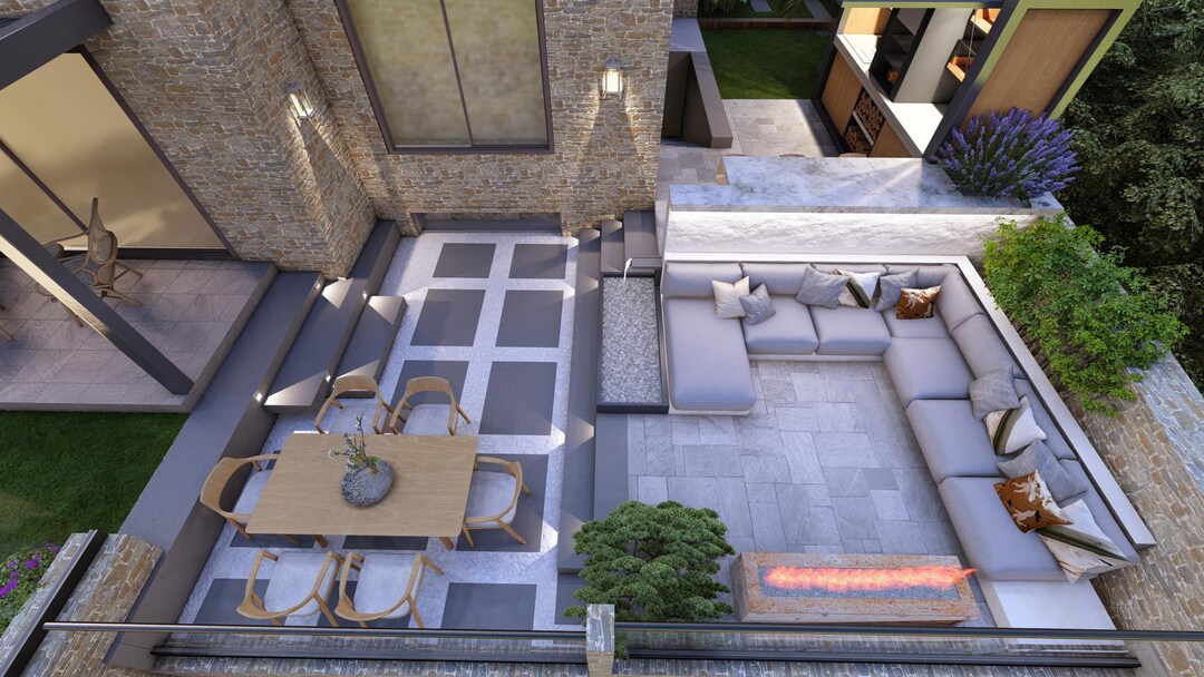 Custom Backyard Design, 3D Renderings, Online Landscape Design - Etsy