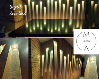 Customized Accent Wall Plans, Amazing Wall Design, Trim Wall Design ...