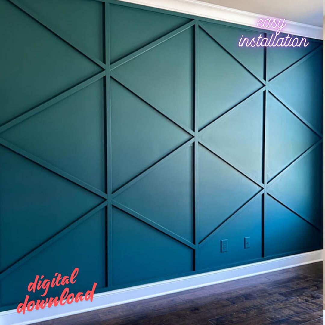 Customized Accent Wall Plans, Amazing Wall Design, Trim Wall Design ...