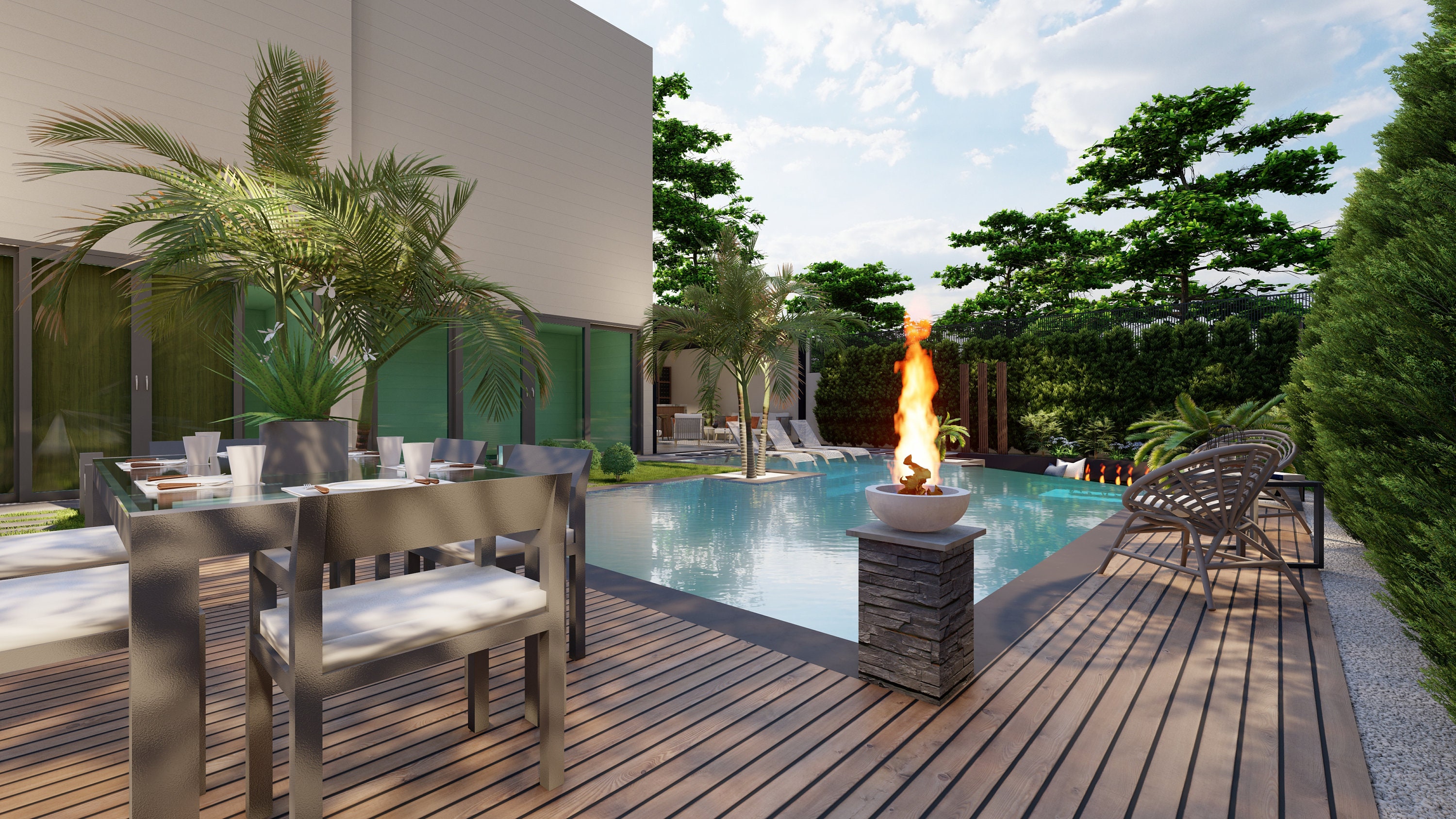 Backyard Design ,landscape Design ,garden Design, Garden Rendering ...