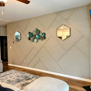 Customized Accent Wall Plans, Amazing Wall Design, Trim Wall Design ...