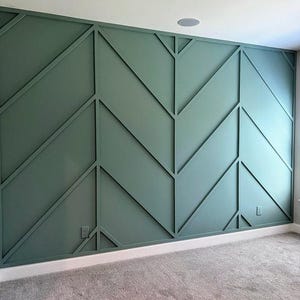 Customized Accent Wall Plans, Amazing Wall Design, Trim Wall Design ...