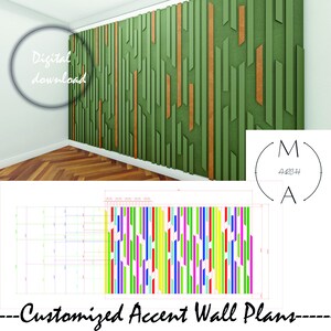 Customized Accent Wall Plans, Amazing Wall Design, Trim Wall Design ...