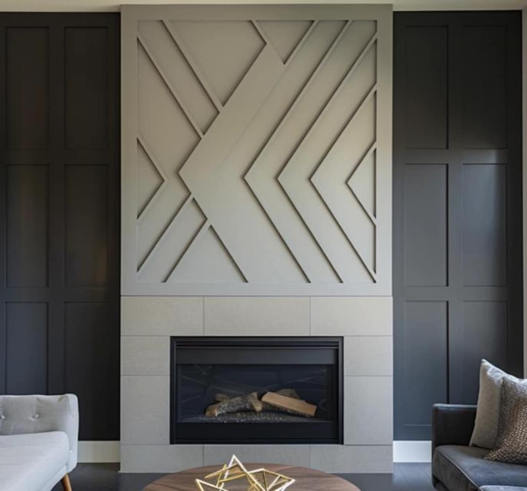 Custom Accent Wall Design Plans, Trim Wall Blueprints (digital Download ...