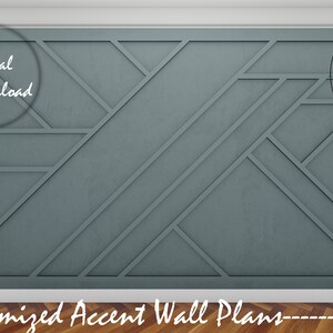 Customized Accent Wall Plans, Amazing Wall Design, Trim Wall Design ...
