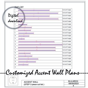 Customized Accent Wall Plans, Amazing Wall Design, Trim Wall Design ...