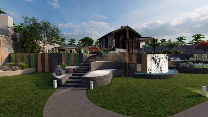 Custom Backyard Design With 3D Rendering (digital Delivery) - Etsy