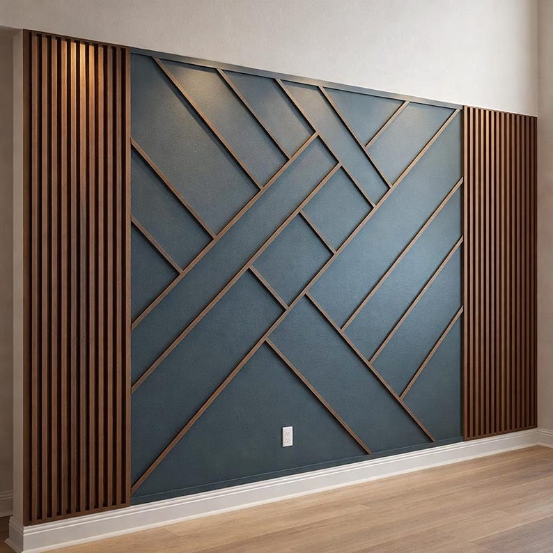 Customized Accent Wall Plans, Amazing Wall Design, Trim Wall Design ...