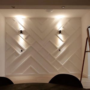 Customized Accent Wall Plans, Amazing Wall Design, Trim Wall Design ...