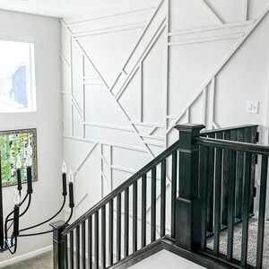 Customized Accent Wall Plans, Amazing Wall Design, Trim Wall Design ...