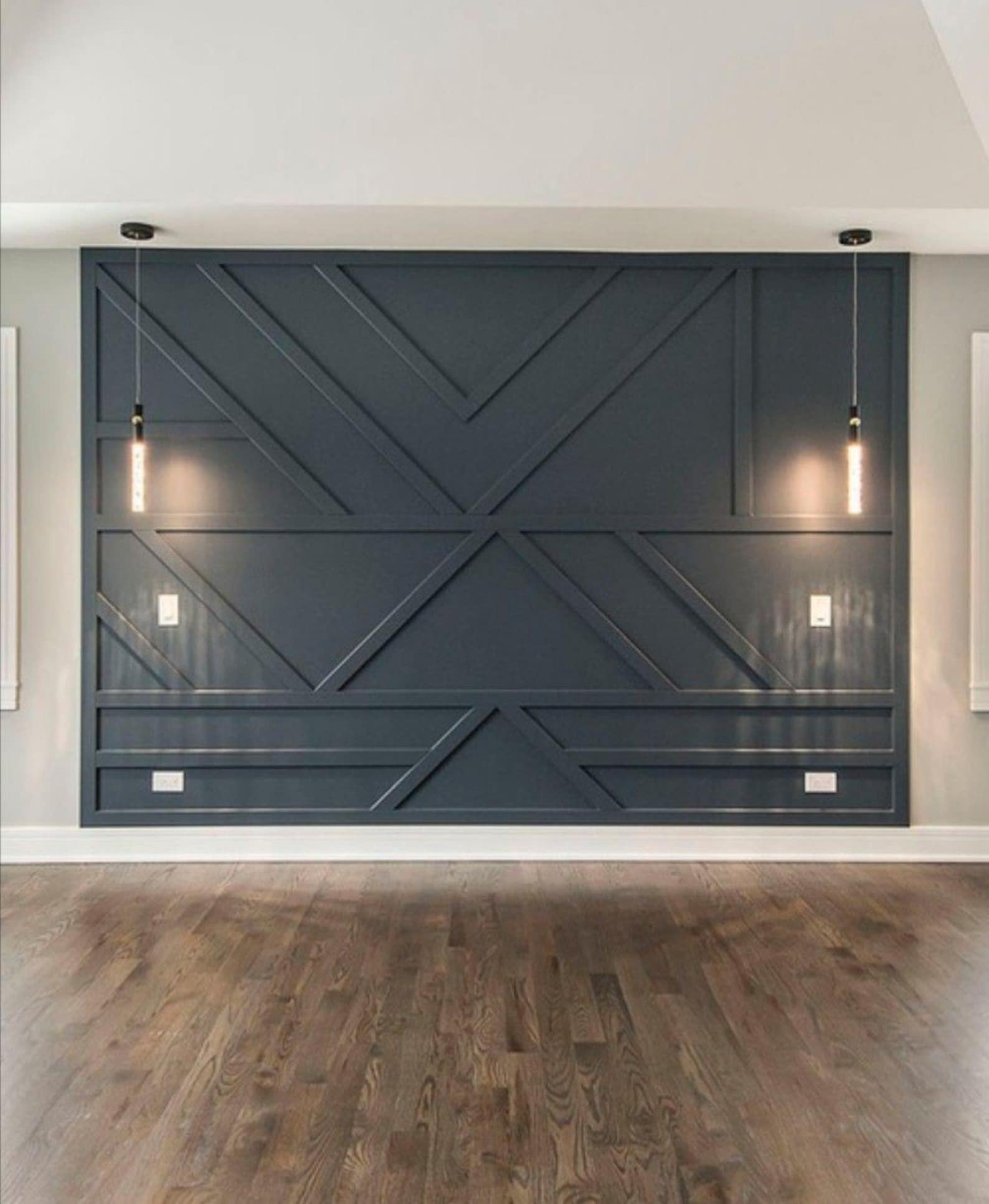 Customized Accent Wall Plans, Amazing Wall Design, Trim Wall Design ...