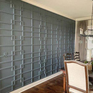 Customized Accent Wall Plans, Amazing Wall Design, Trim Wall Design ...