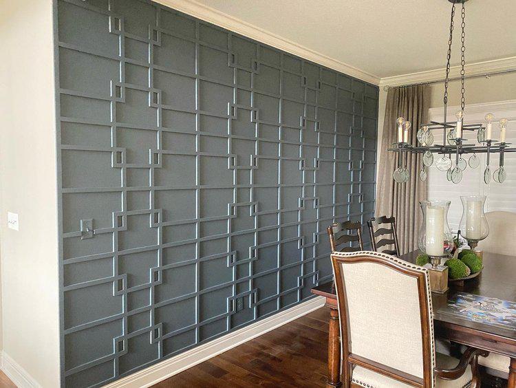 Customized Accent Wall Plans, Amazing Wall Design, Trim Wall Design ...