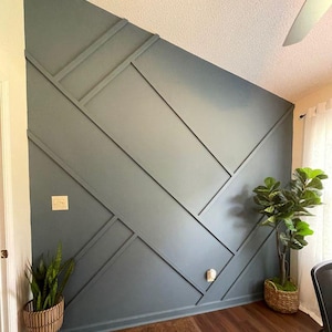 Customized Accent Wall Plans, Amazing Wall Design, Trim Wall Design ...