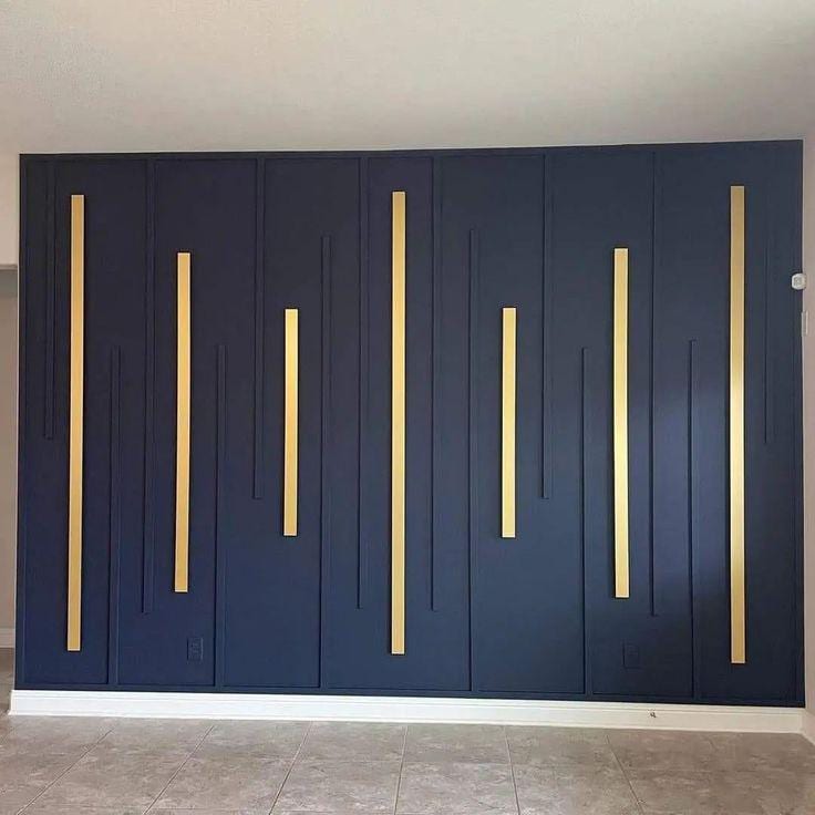 Customized Accent Wall Plans, Amazing Wall Design, Trim Wall Design ...
