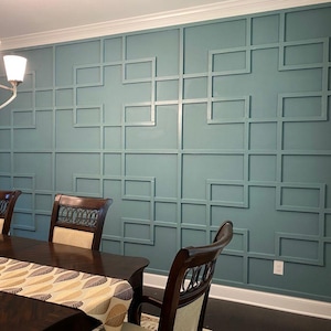 Customized Accent Wall Plans, Amazing Wall Design, Trim Wall Design ...