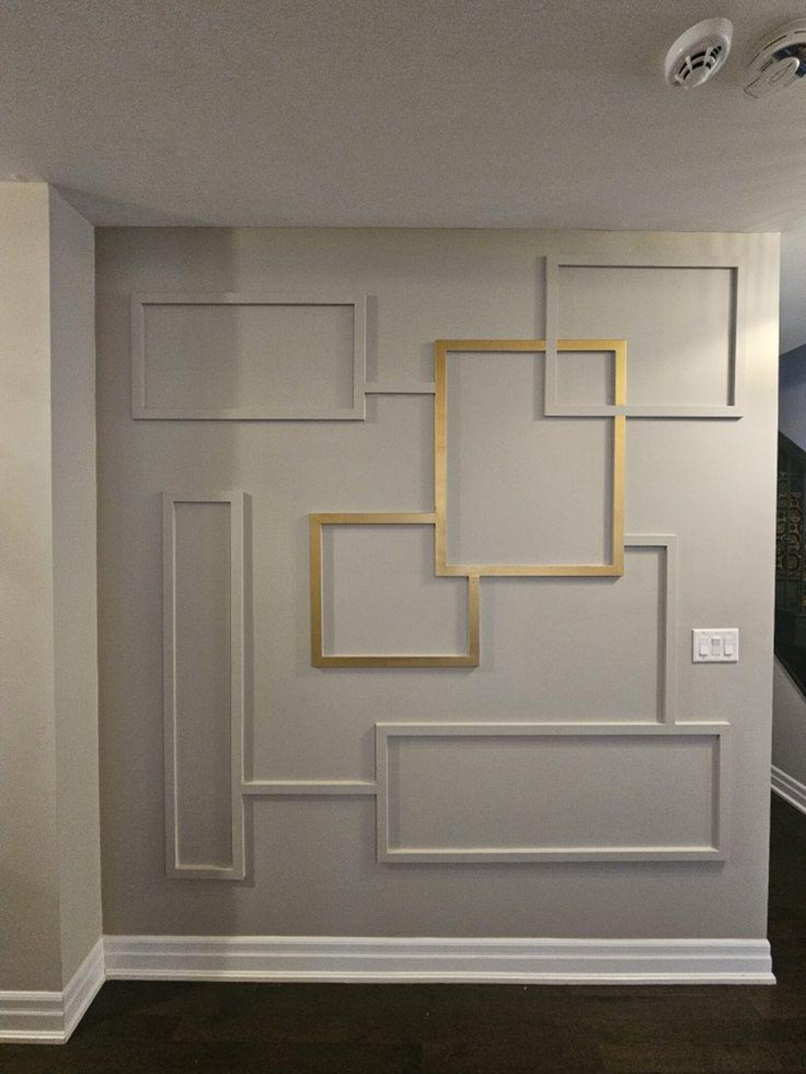 Custom Accent Wall Design Plans, Unique Trim Wall (digital Download) - Etsy