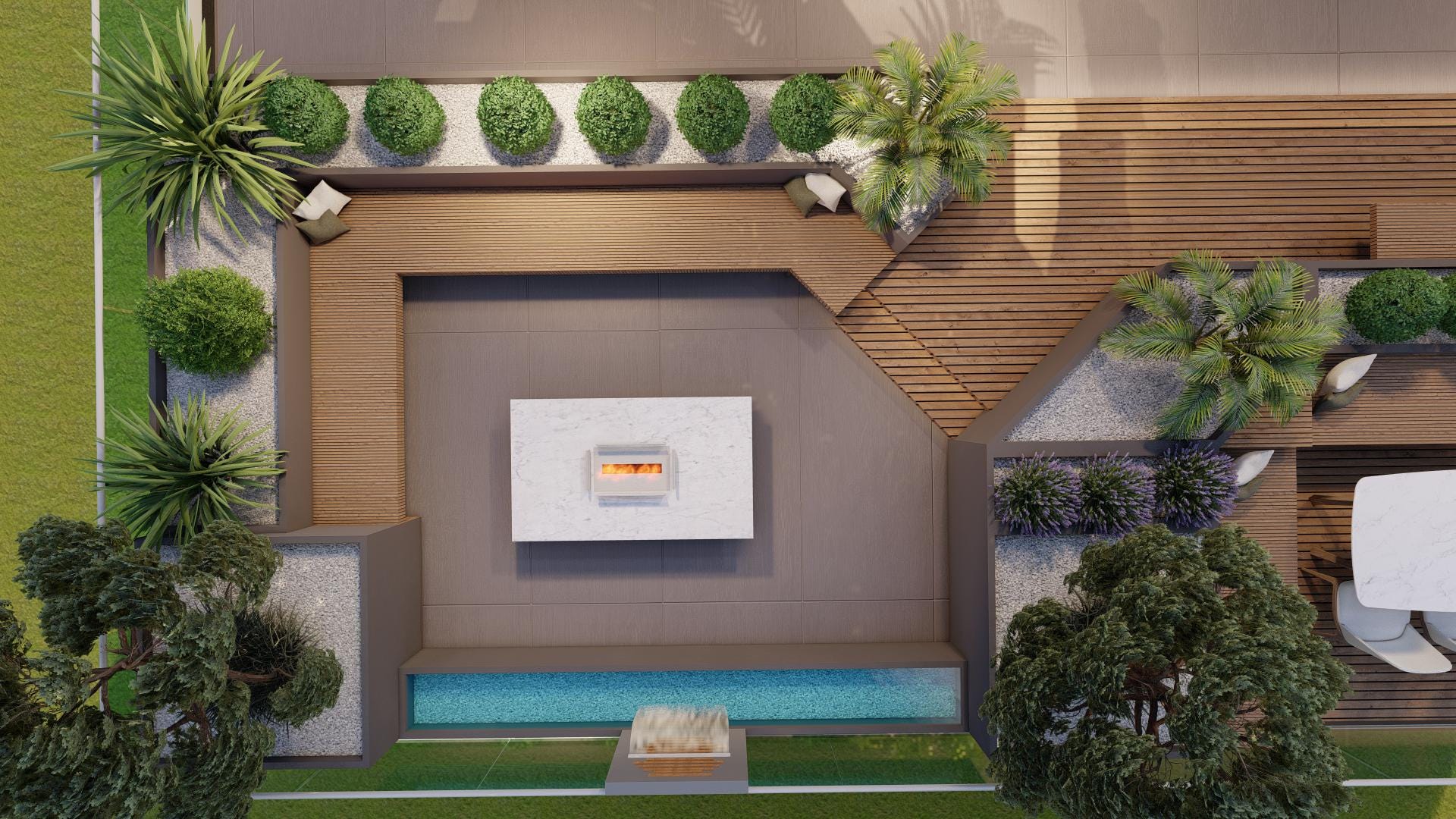 Custom 3D Garden Design Rendering, Terrace & Backyard (digital Delivery ...