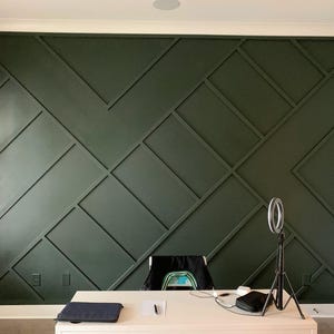 Customized Accent Wall Plans, Amazing Wall Design, Trim Wall Design ...