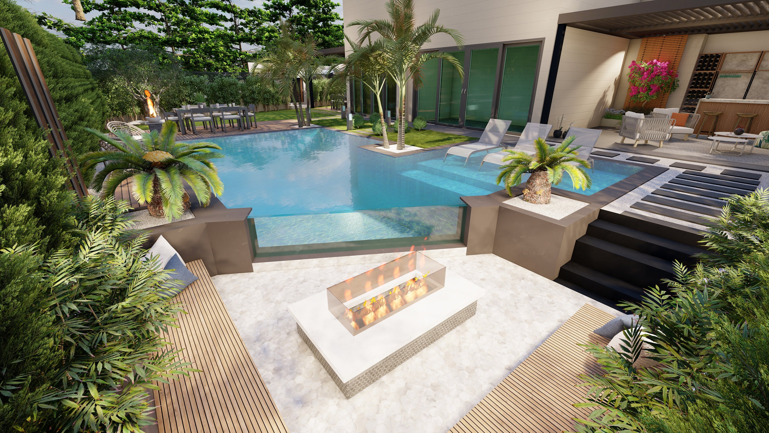 Backyard Design ,landscape Design ,garden Design, Garden Rendering ...