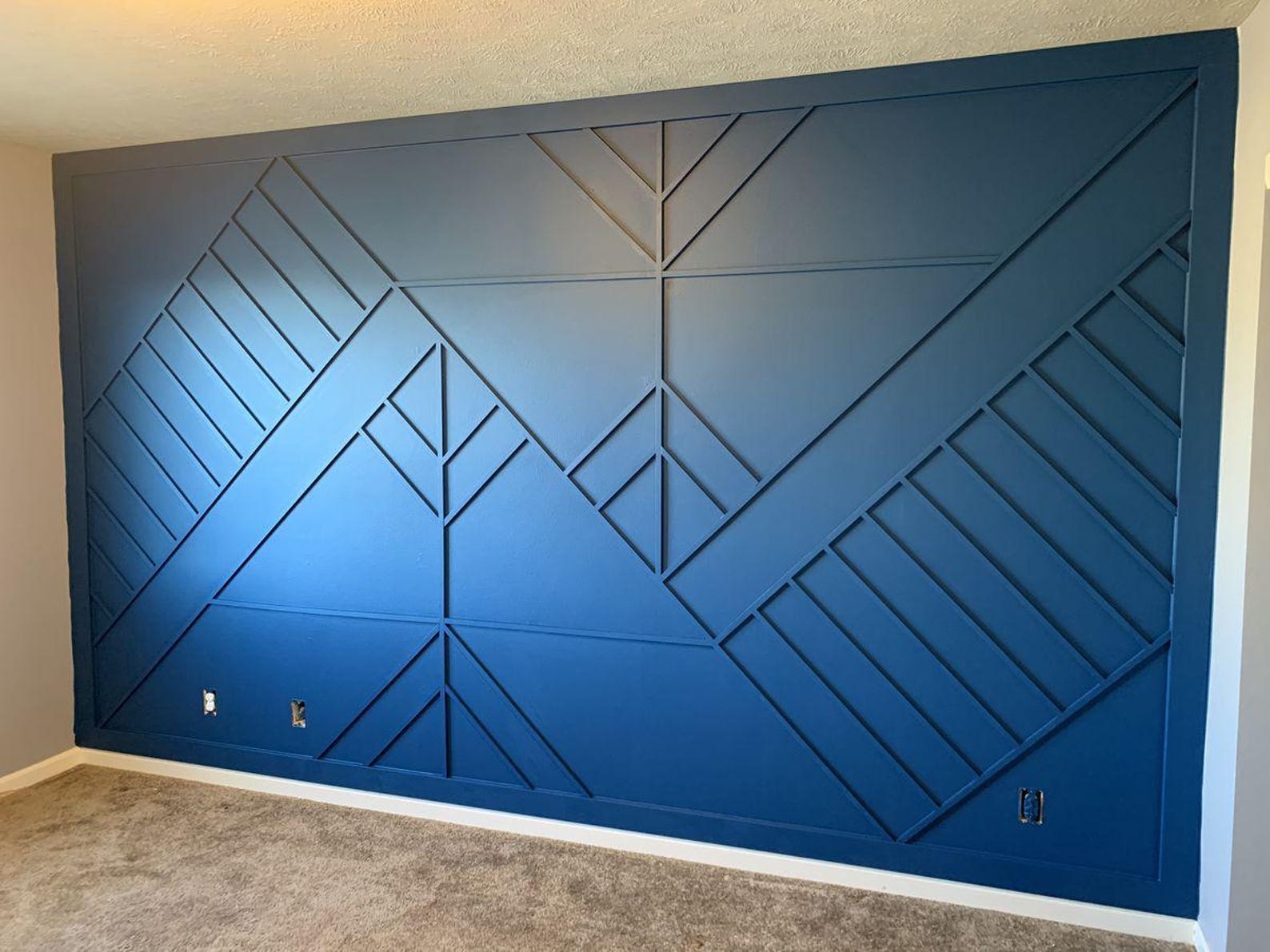 Customized Accent Wall Plans, Amazing Wall Design, Trim Wall Design ...