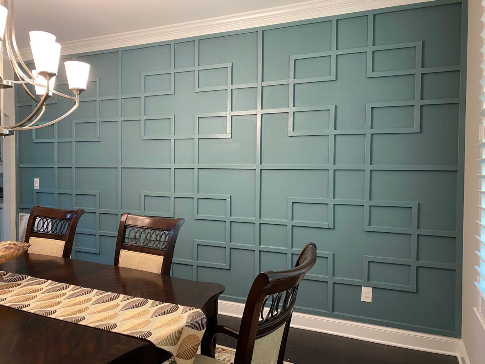 Custom Accent Wall Design Plans, Geometric Trim (digital Download) - Etsy