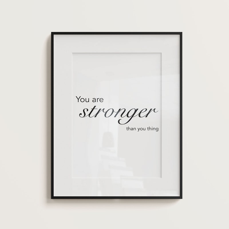 Stronger Than You - Etsy