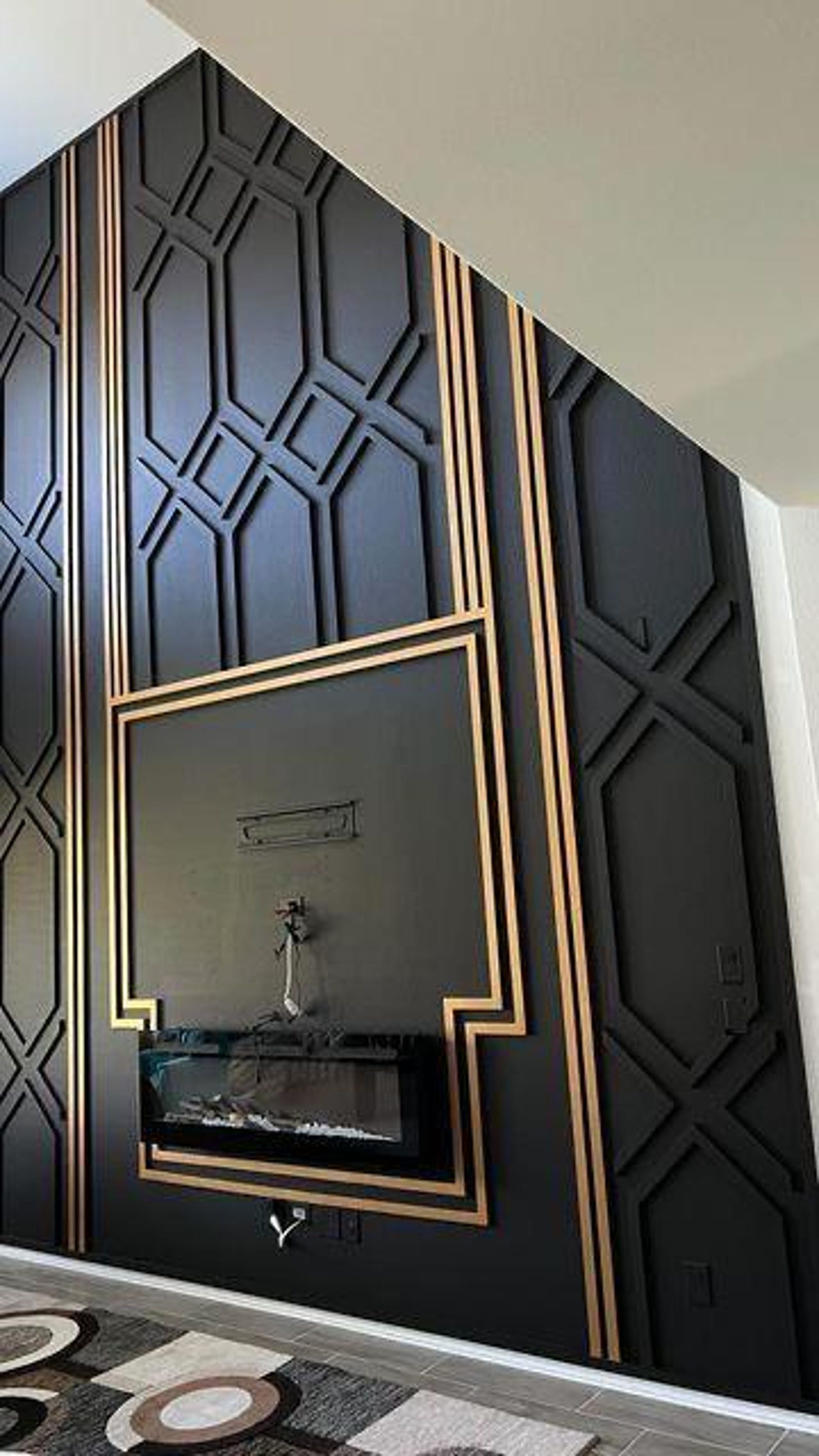 Customized Accent Wall Plans, Amazing Wall Design, Trim Wall Design ...