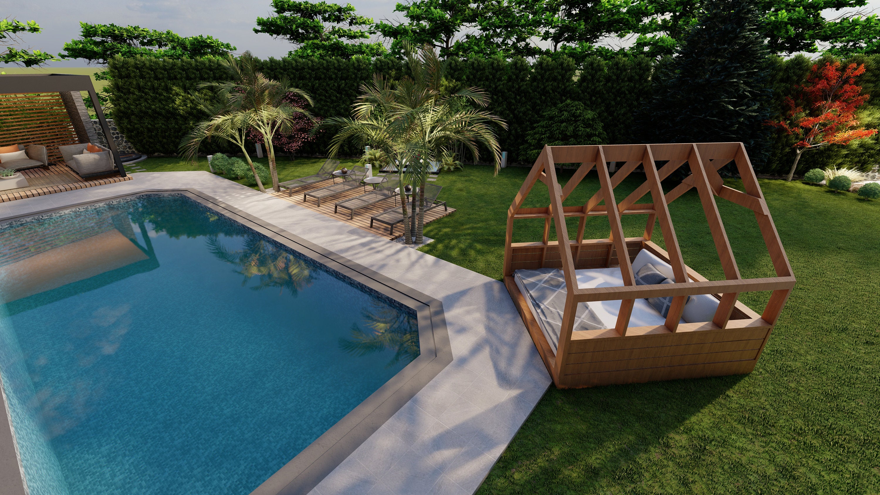 Easy DIY Plan Outdoor Daybed - Etsy