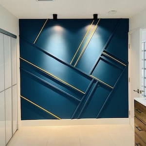 Customized Accent Wall Plans, Amazing Wall Design, Trim Wall Design ...