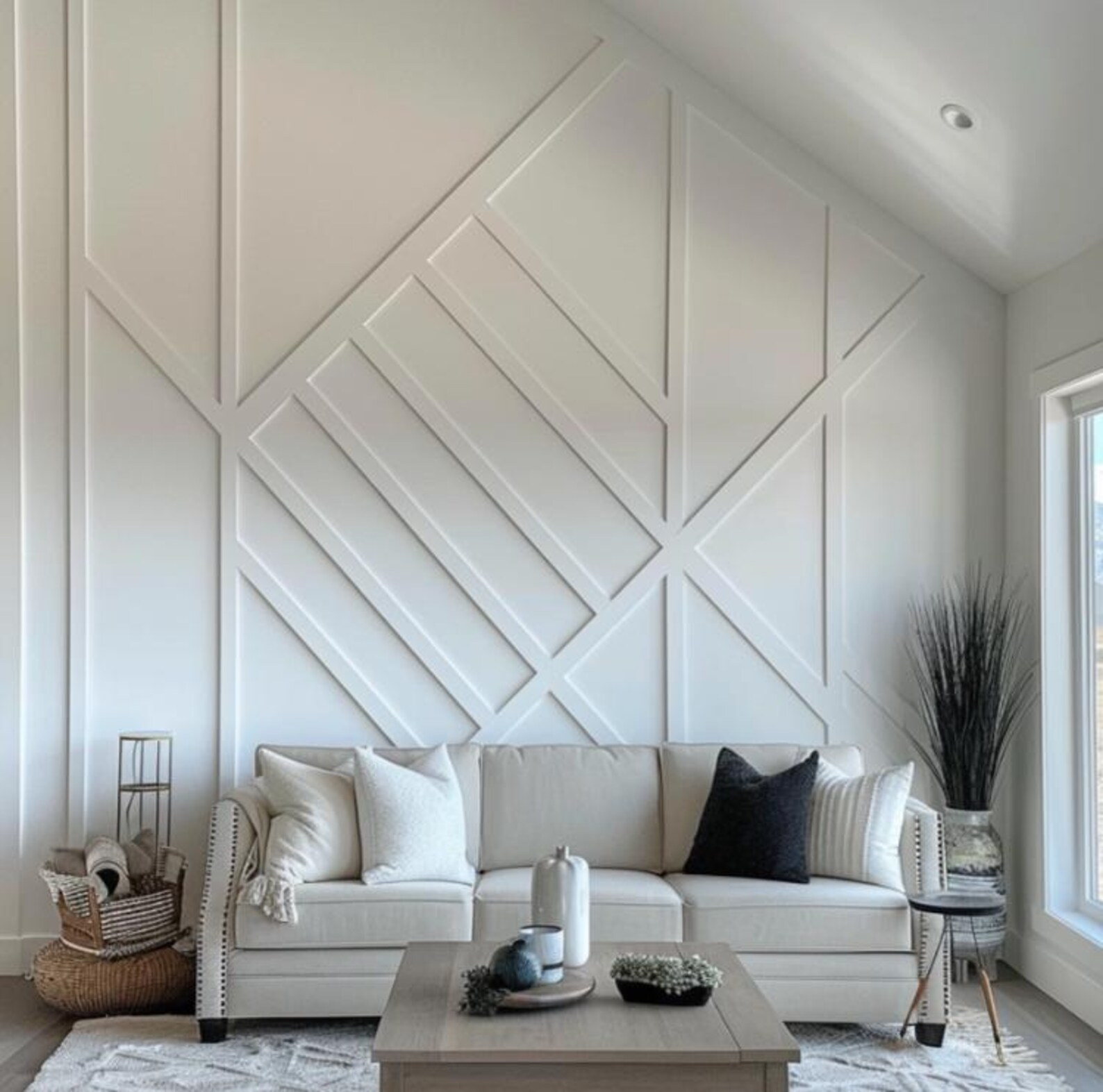 Modern Geometric Wall Panels - Custom Wall Decor - Etsy