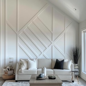 Customized Accent Wall Plans, Amazing Wall Design, Trim Wall Design ...